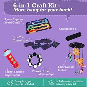 Toys | New Astronomy Space Explorer 6 Activities Diy Craft Set Kit ...